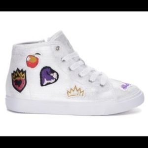 Disney | Shoes | Disney Dsigned Descendants Shoes Silver White | Poshmark